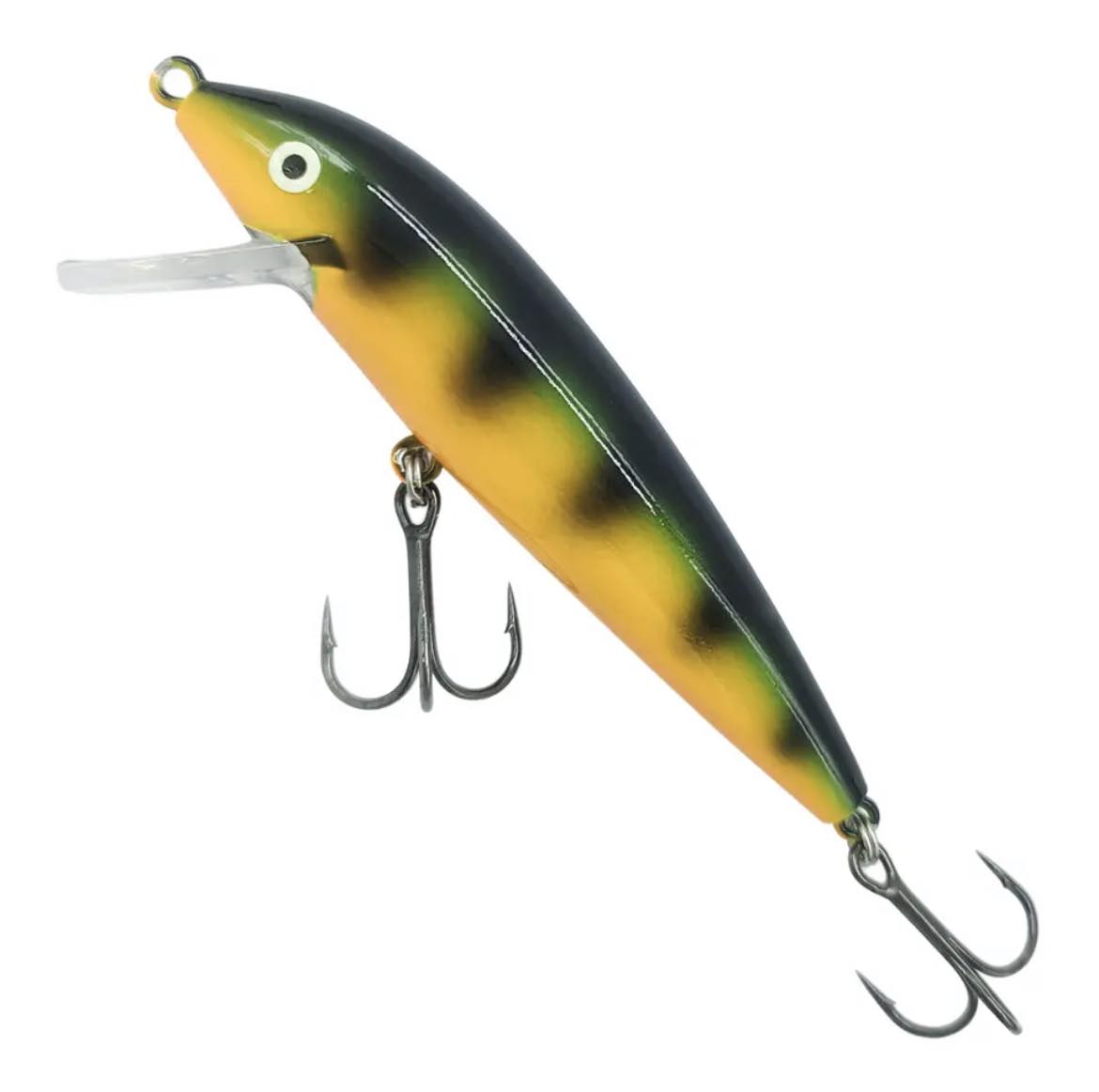 85mm Bassking Trout Minnow - Perch – Whacked Lures Australia