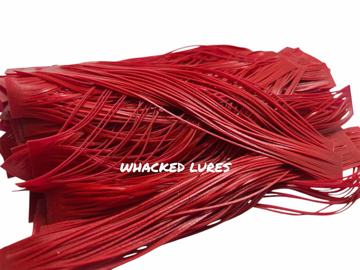 Silicone Skirt Tabs - Neon Range (10 Tabs / Pack) – Whacked Lures Australia