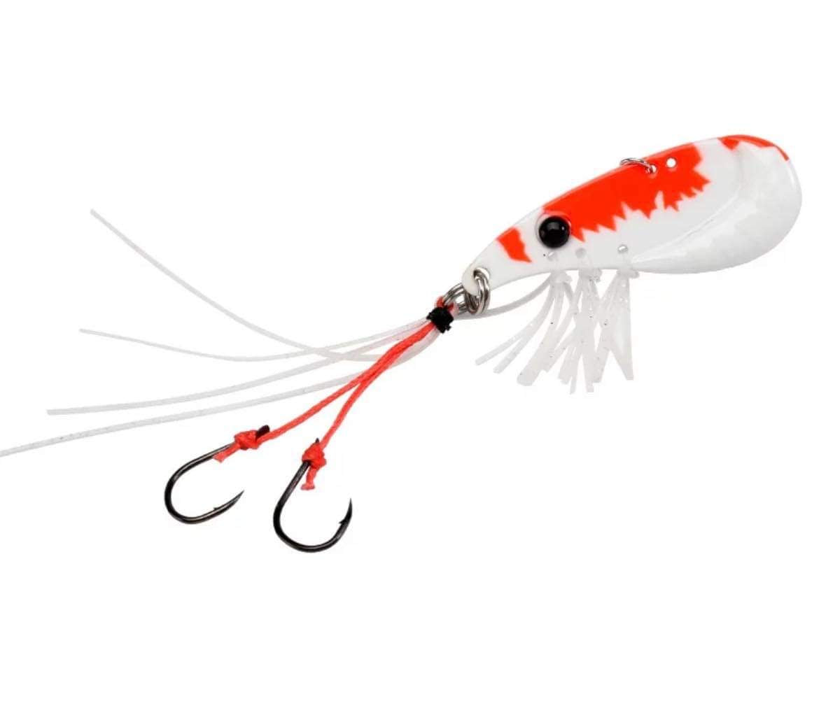 ALLBLUE 14g/54mm CRAZY SHRIMP - WHITE – Whacked Lures Australia